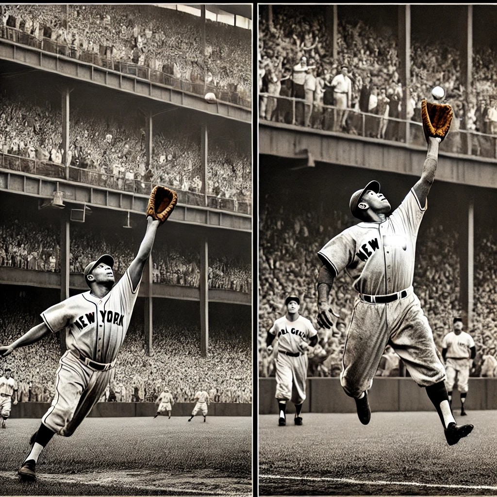 1954 New York Giants - Willie Mays and The Catch - Historic Baseball