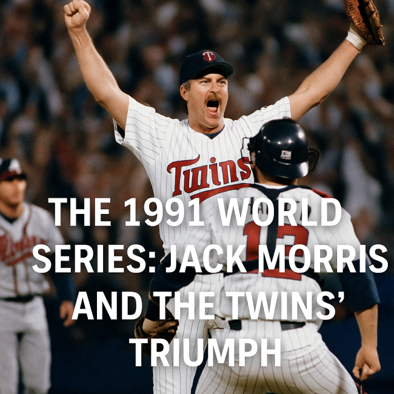 The 1991 World Series: Jack Morris and the Twins’ Triumph – Historic ...