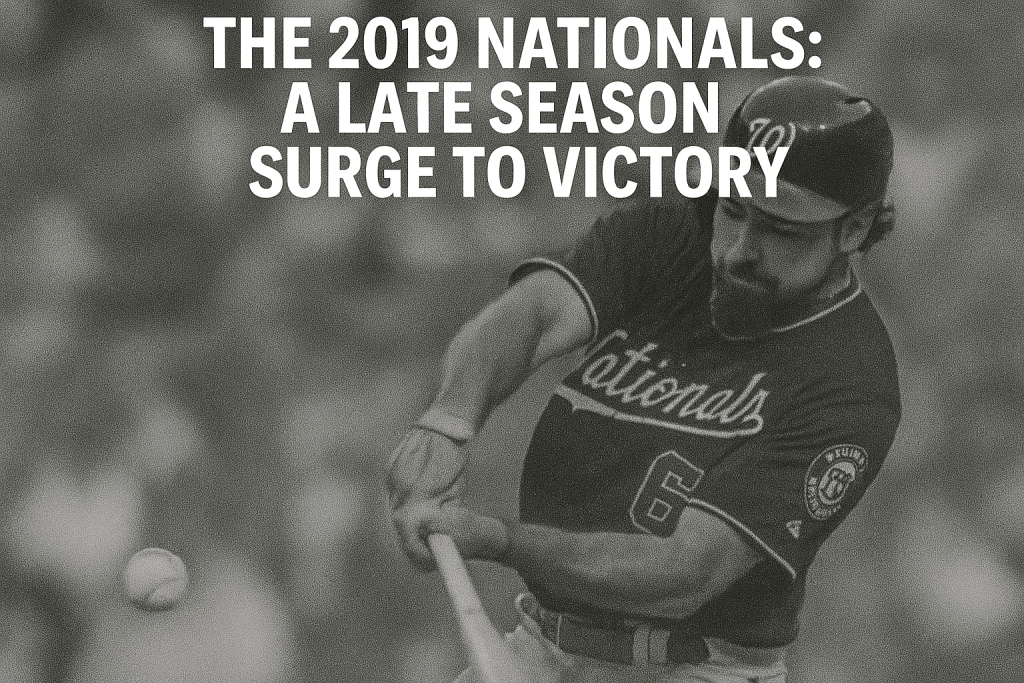 The 2019 Nationals: A Late Season Surge to Victory – Historic Baseball
